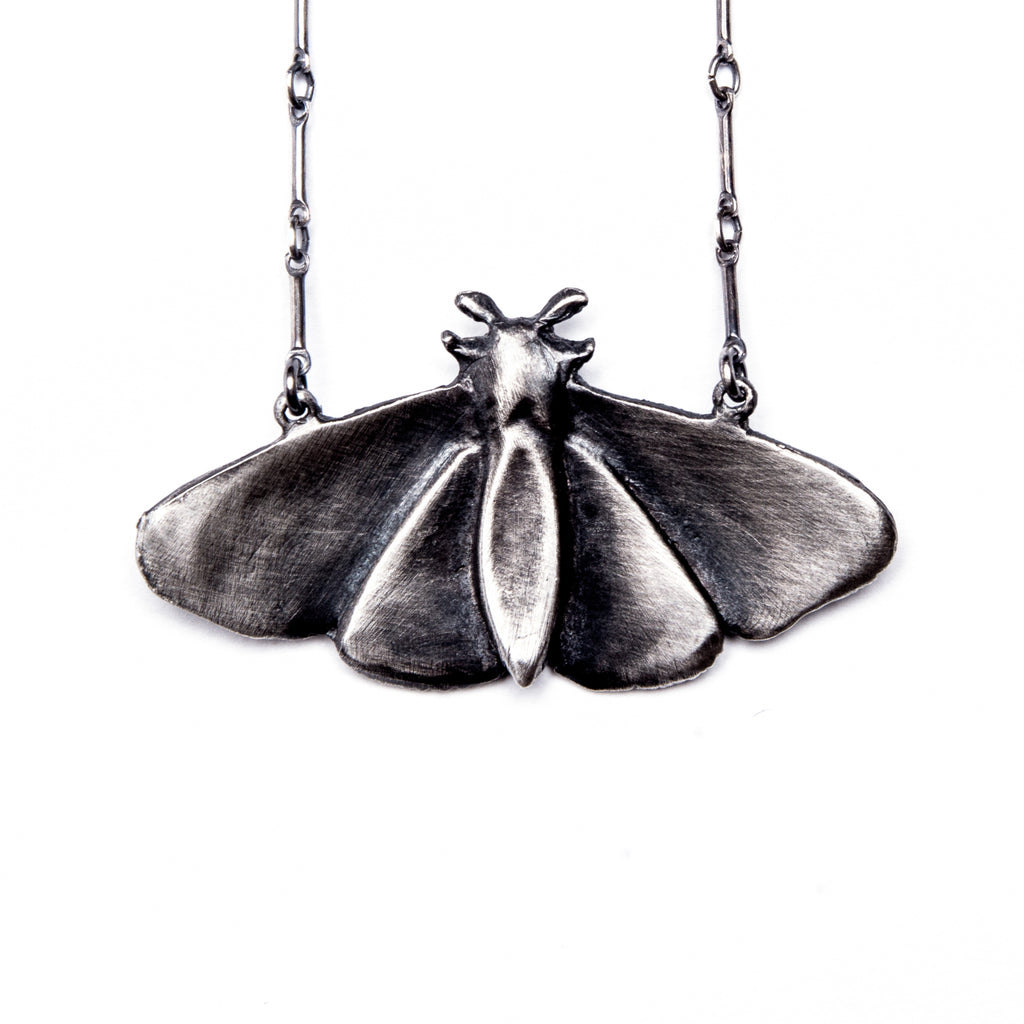Planchette Moth Necklace. – Blood Milk Jewels