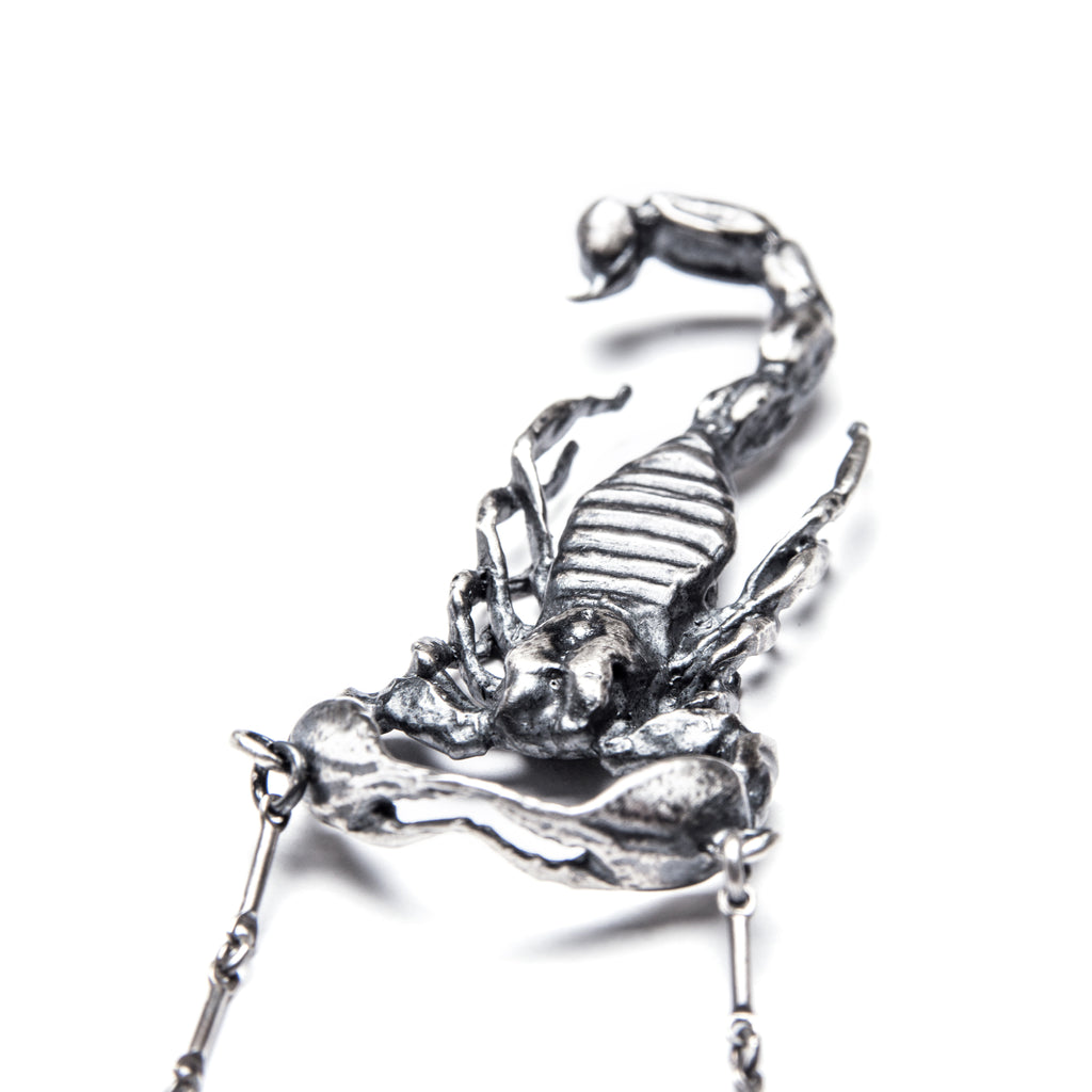 Selket: Medium Scorpion Necklace – Blood Milk Jewels