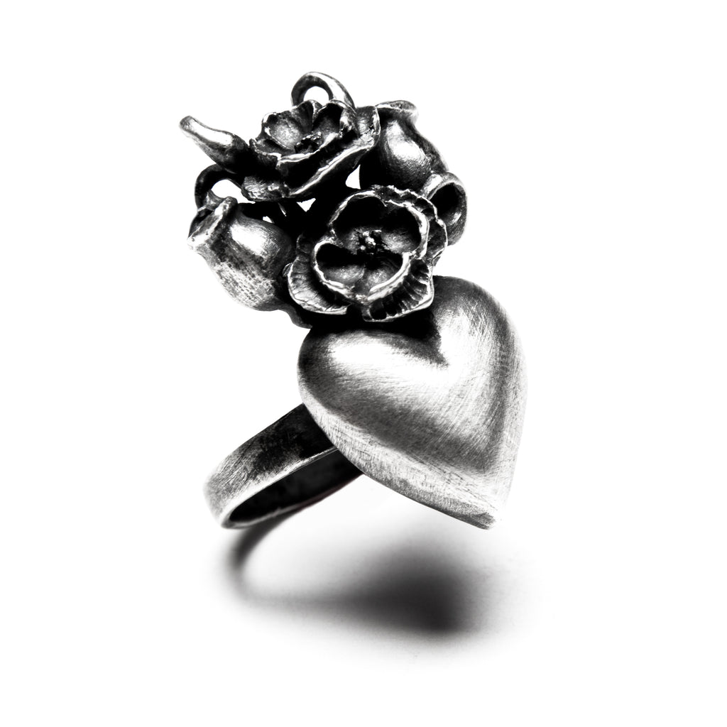 Sacred Poppy Ring. – Blood Milk Jewels